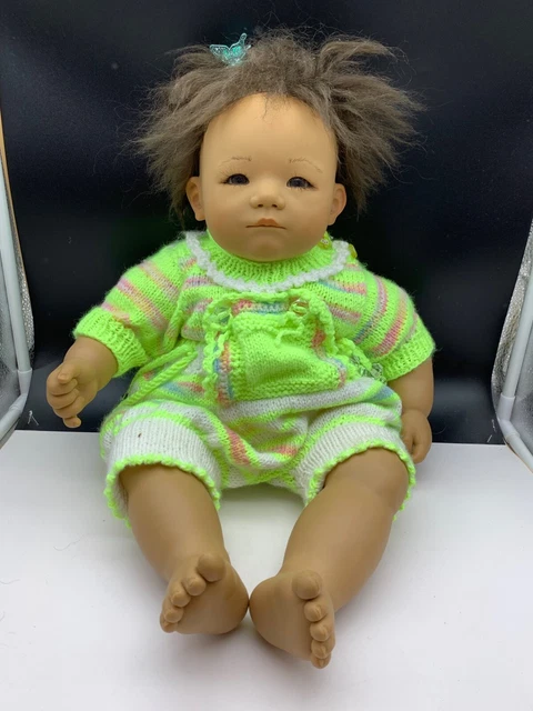 ANNETTE HIMSTEDT POUPON de Collection Poupée Bijoux Tressés 56 Cm. État Parfait EUR 115,98 ...