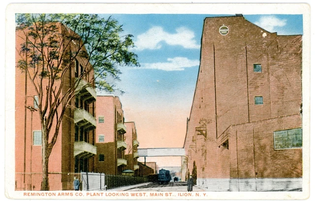 ILION NY - REMINGTON ARMS COMPANY PLANT- Postcard Rifle/Gun Factory EUR ...