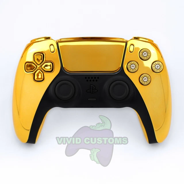 CUSTOM PS5 CONTROLLER Gold Bullet Mod PlayStation 5 DualSense Wireless Gamepad £129.99 - PicClick UK