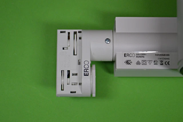 ERCO OPTEC AUFBAUSTRAHLER 12v 3Phasen- weiß mit !!! LED !!! EUR 59,99 ...