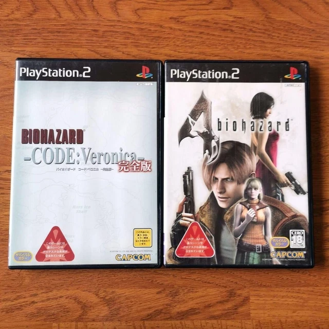 PS2 BIOHAZARD CODE Veronica Resident Evil & 4 2 game set Japan EUR 30 ...