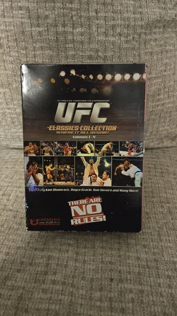 UFC CLASSIC COLLECTION - FOUR DISC SET DVD -Where It All Began Unopened ...