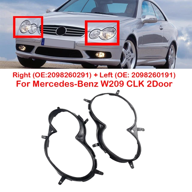 POUR MERCEDES BENZ CLK W209 Coupe Joint couvercle phare 2098260191 ...