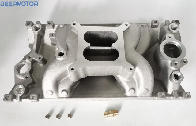 SBC SMALL BLOCK Chevy Vortec Air Gap Aluminum Intake Manifold 350 1996 ...