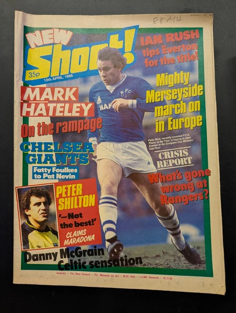 SHOOT MAGAZINE COMIC, 13th April 1985, Football, IPC Magazines. £4.99 ...