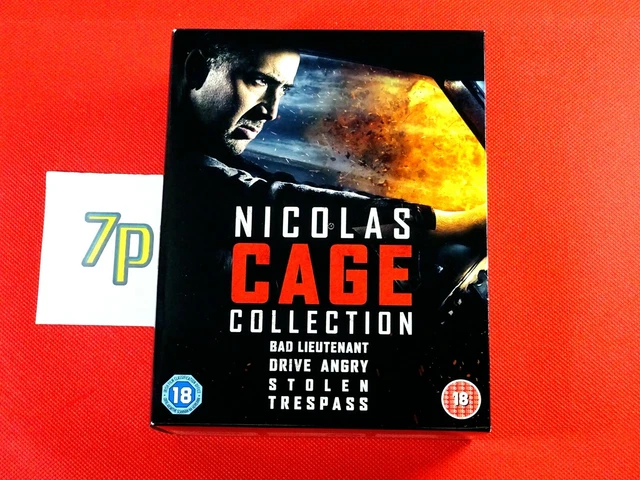NICOLAS CAGE COLLECTION BLU-RAY SET Bad Lieutenant/Drive Angry/Stolen/Trespass EUR 23,91 ...
