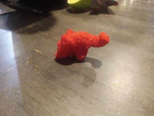 RARE CHEETO PUFF Pair shaped like Dinosaur / Loch Ness Monster Nessie ...