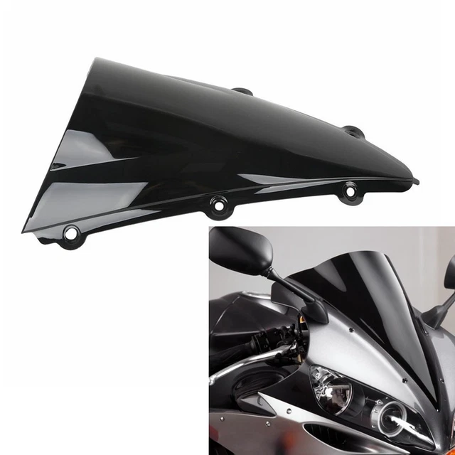 BLACK WINDSHIELD WINDSCREEN Fit For Yamaha YZF R1 2004 2005 2006 US $36 ...