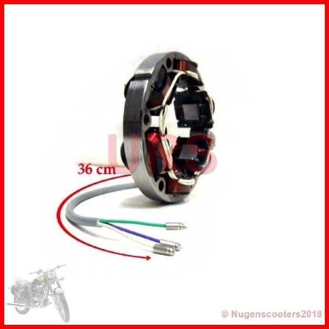 ROYAL ENFIELD BULLET 3 Wire Alternator 12V Stator £31.68 - PicClick UK
