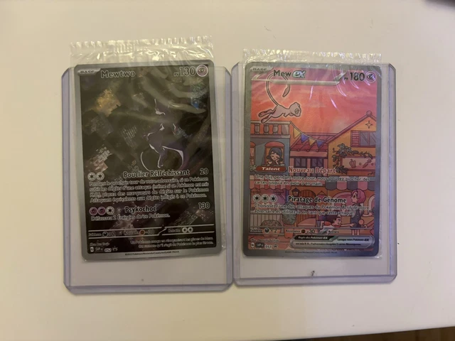 CARTE POKÉMON MEW EX Promo 053 Mewtwo Ex- E&V 151 MEW - EV3.5 - Scellée ...