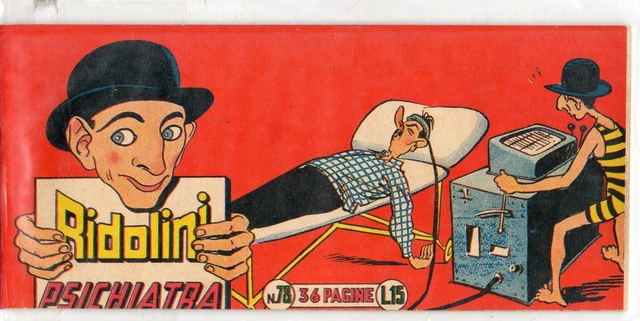 STRISCIA RIDOLINI N.78 serie rossa ottima originale ed. torelli 1950 ...