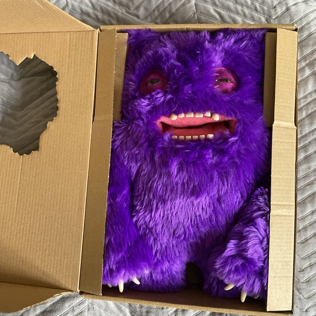 FUGGLER PURPLE CLAWEY 12" Series Rare & Retired Funny Ugly Monster ...