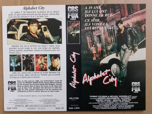 JAQUETTE VHS - Alphabet City - Vhs Sleeve EUR 7,00 - PicClick FR