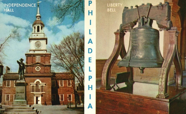 VINTAGE POSTCARD 1910'S Independence Hall Liberty Bell Philadelphia ...