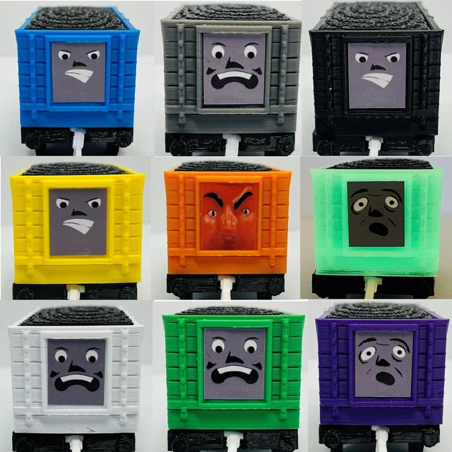 THOMAS & FRIENDS Trackmaster CUSTOM 3D PRINTED CARGO Train TROUBLESOME ...