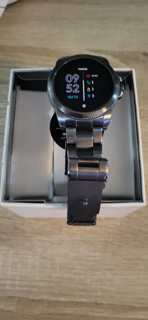FOSSIL GEN 5E 42mm DW11F2 Edelstahlgehäuse und Armband Smartwatch EUR ...