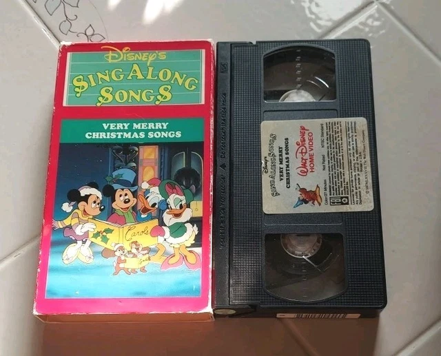 VHS DISNEYS SING Along Songs Very Merry Christmas Songs 1st Edition ...