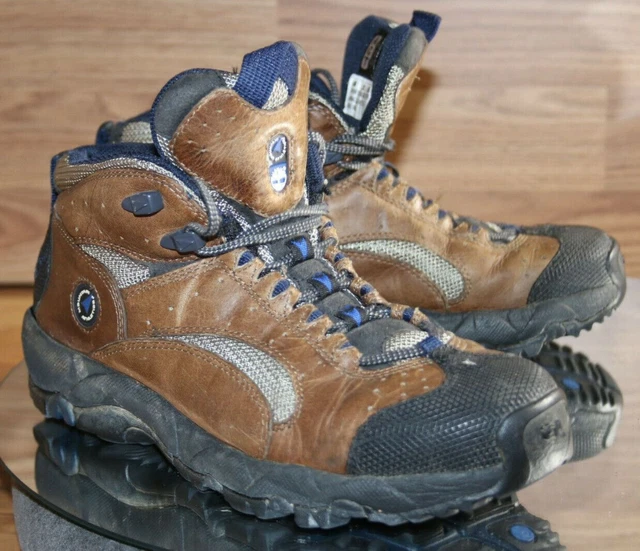 TIMBERLAND MOUNTAIN ATHLETICS Mens 8 Leather Hiking Boots Shoes 13622 ...