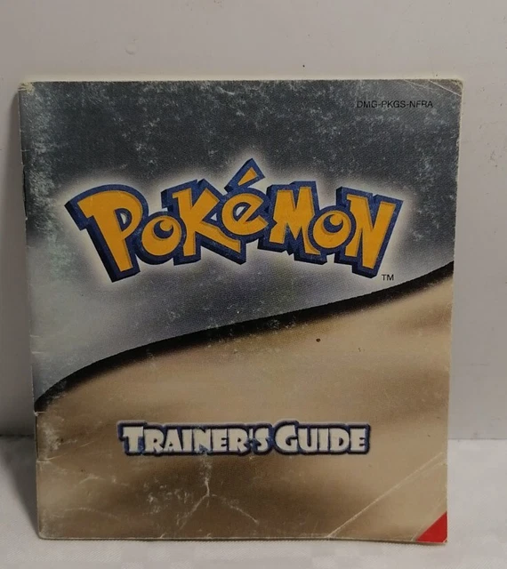 POKÉMON TRAINER'S GUIDE Gold Silver Nintendo Gameboy Color Notice Seule ...