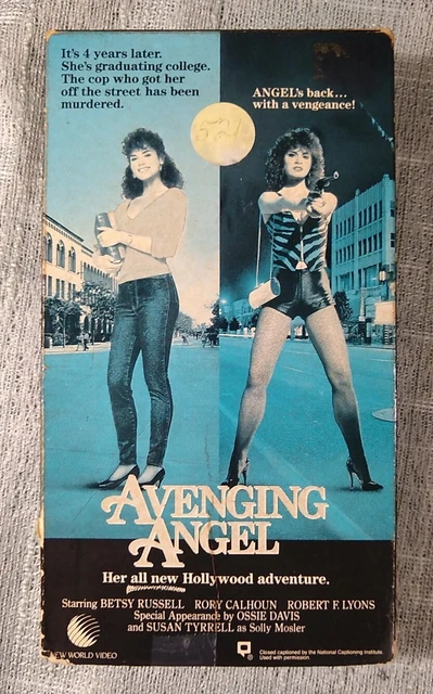 AVENGING ANGEL (VHS 1985) NEW WORLD VIDEO Betsy Russell The Avenging ...