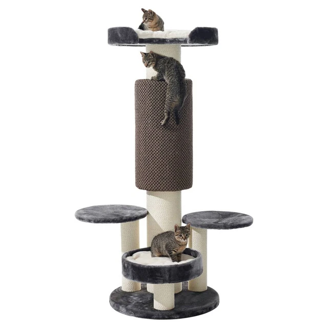 KRATZBAUM ARTO GRAU 152 cm Nobby für Katzen Ø 60 cm Sisalstämme EUR 280 ...