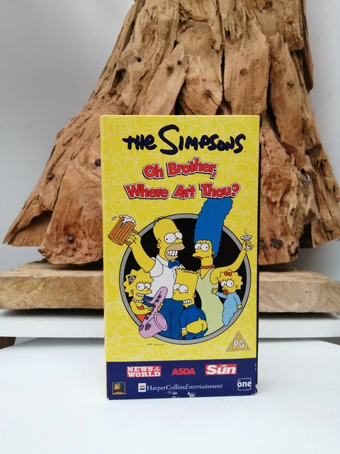 VHS THE SIMPSONS Oh Brother Where Art Thou Collectable Card Case £6.99 ...