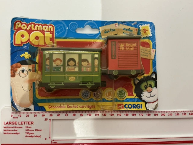 POSTMAN PAT GREENDALE Rocket Carriages - Corgi Die Cast - Sealed - Free ...