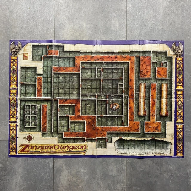 DUNGEONS AND DRAGONS - Zanzer's Dungeon - Mappa - TSR EG EDITRICE ...