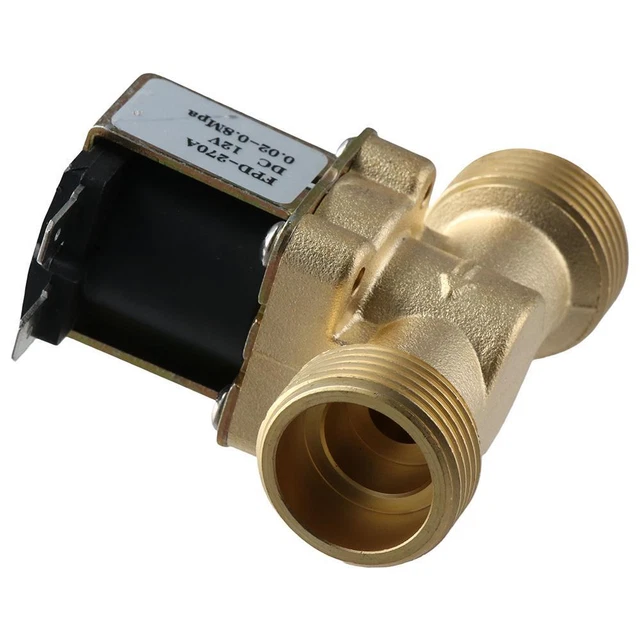 3/4 INCH SOLENOID Valve DC 12V Water Shut Off Valve Inlet Valve Water ...