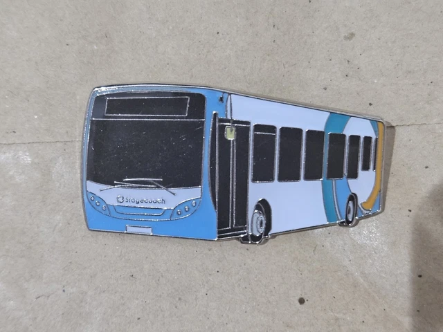 STAGECOACH ENVIRO 200 Enamel Brooch Pin Bus Badge £8.00 - PicClick UK