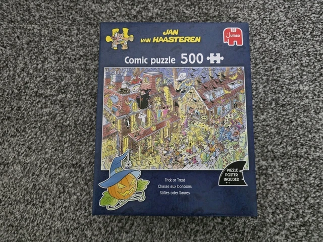 JUMBO JAN VAN Haasteren Trick Or Treat 500 Piece Puzzle BRAND NEW ...
