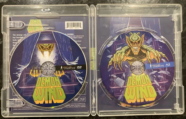 DEMON WIND BLU Ray & DVD Vinegar Syndrome Charles Philip Moore Francine ...