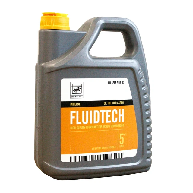FLUIDTECH ISO VG 46 Verdichteröl 5 Liter für Schraubenkompressoren ...