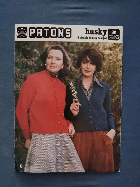 VINTAGE KNITTING PATTERN Patons Book 501 Classic Family Designs ...