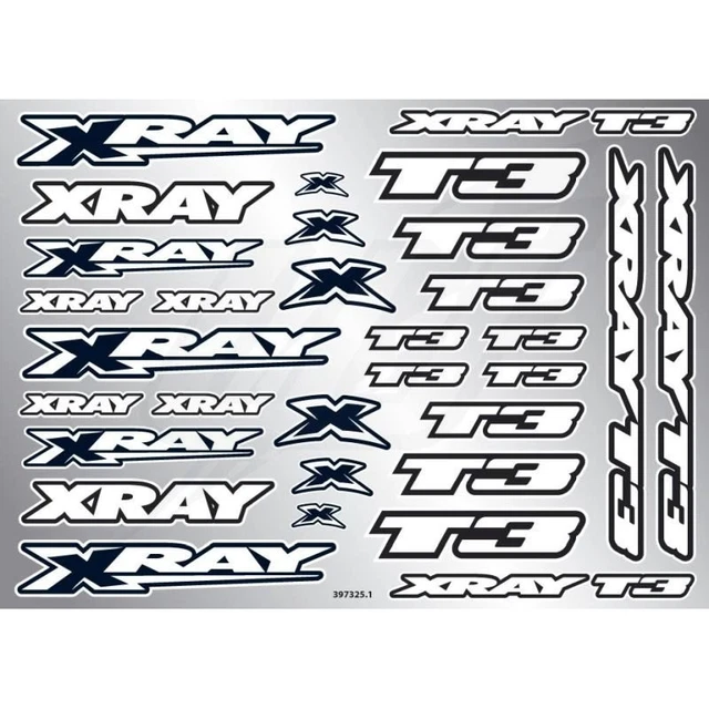 [FR] XRAY XRAY T3 Sticker for Body - White - 397325 EUR 4,19 - PicClick FR