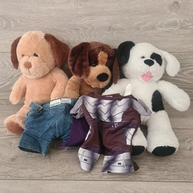 BUILD A BEAR Puppy Dog Bundle X3 Soft Cuddly Toys £14.95 - PicClick UK