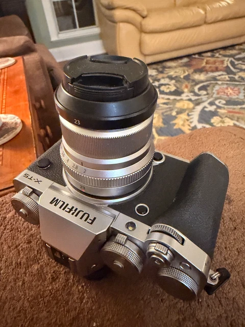 FUJIFILM X-T5 XT5 40.2MP Mirrorless Camera - Silver + 23mm F2 Lens ...