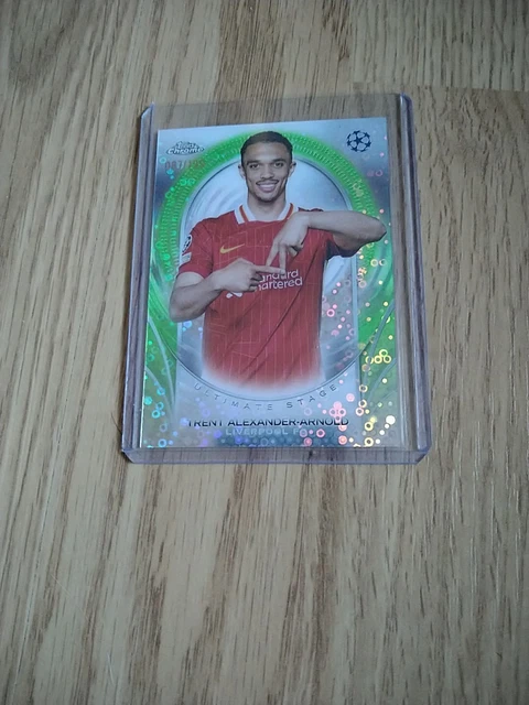 TOPPS UCC FLAGSHIP 2024/25 Trent Alexander-Arnold Ultimate Stage Green ...
