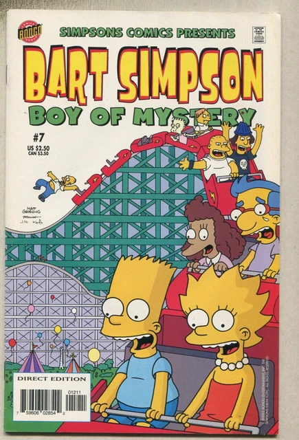 SIMPSONS COMICS PRESENTS Bart Simpson Boy Of Mystery : #7 VF Bongo ...