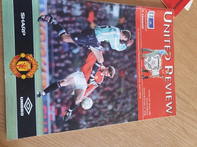 COLLECTION OF MANCHESTER United Football Programmes Including Big ...