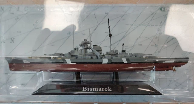 MAG BISMARCK BATTLESHIP 1941 Warships - 1:1250 Model £13.74 - PicClick UK