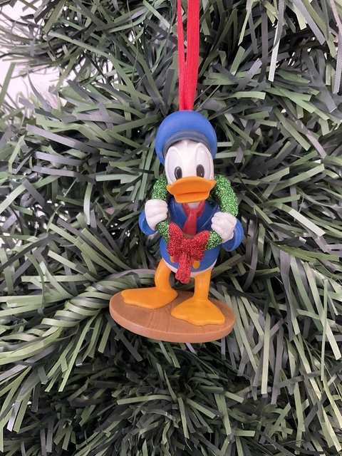 DISNEY DONALD DUCK As Fred Figure Mickeys Christmas Carol Tree ...