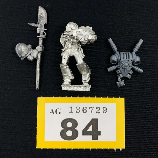 GREY KNIGHTS METAL Power Armour Force Halberd Warhammer 40,000 40K Oop ...