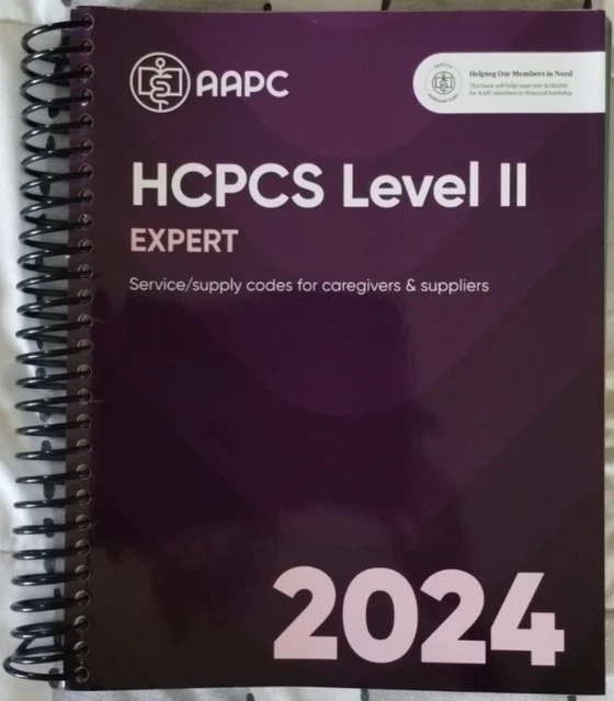 ICD-10-CM HCPCS LEVEL II CPT by AAPC and AMA medical coding BOOKS 2024 ...
