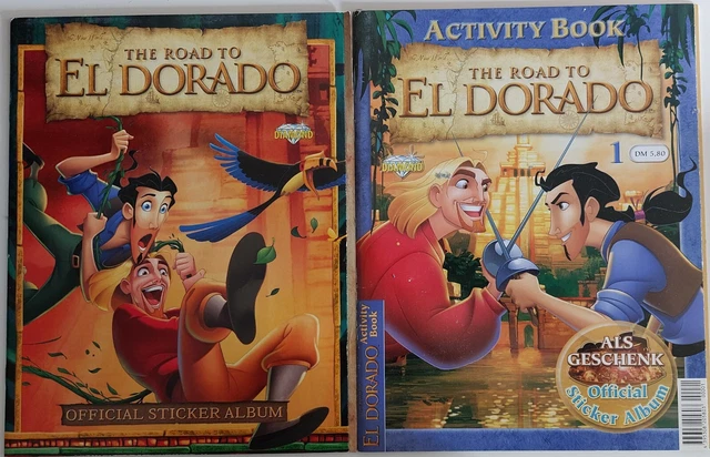 THE ROAD TO El Dorado Sticker Album (2000) mit Activity Book RAR Top ...