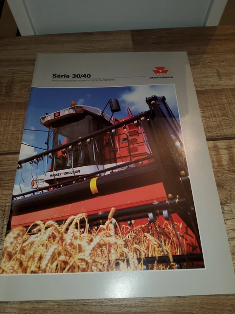 BROCHURE CATALOGUE MASSEY ferguson tracteur moissonneuse MF30/40 30 pages 1997 EUR 5,99 ...