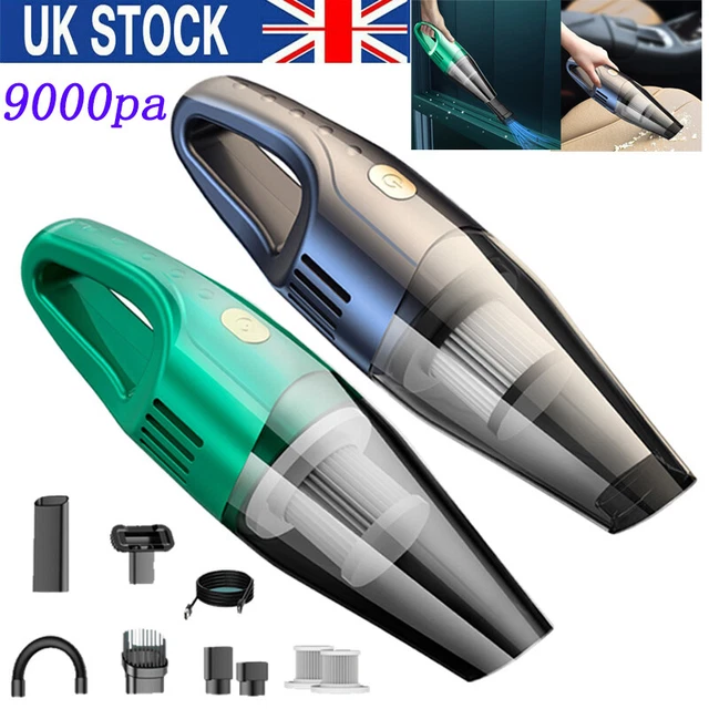 POWERFUL CAR VACUUM Cleaner Wet/Dry Cordless Strong Suction Handheld ...