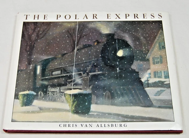 THE POLAR EXPRESS By Chris Van Allsburg 1985 HardCover DJ Vintage £37. ...