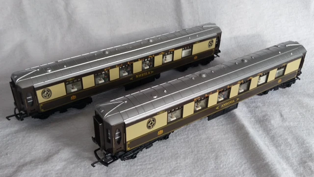 HORNBY PULLMAN Coaches: 1st Class Parlour - Ansonia + 1st Class Dinning ...