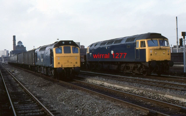 ORIGINAL RAILWAY SLIDE Class 25/47 25086/47317 at Manchester Victoria ...